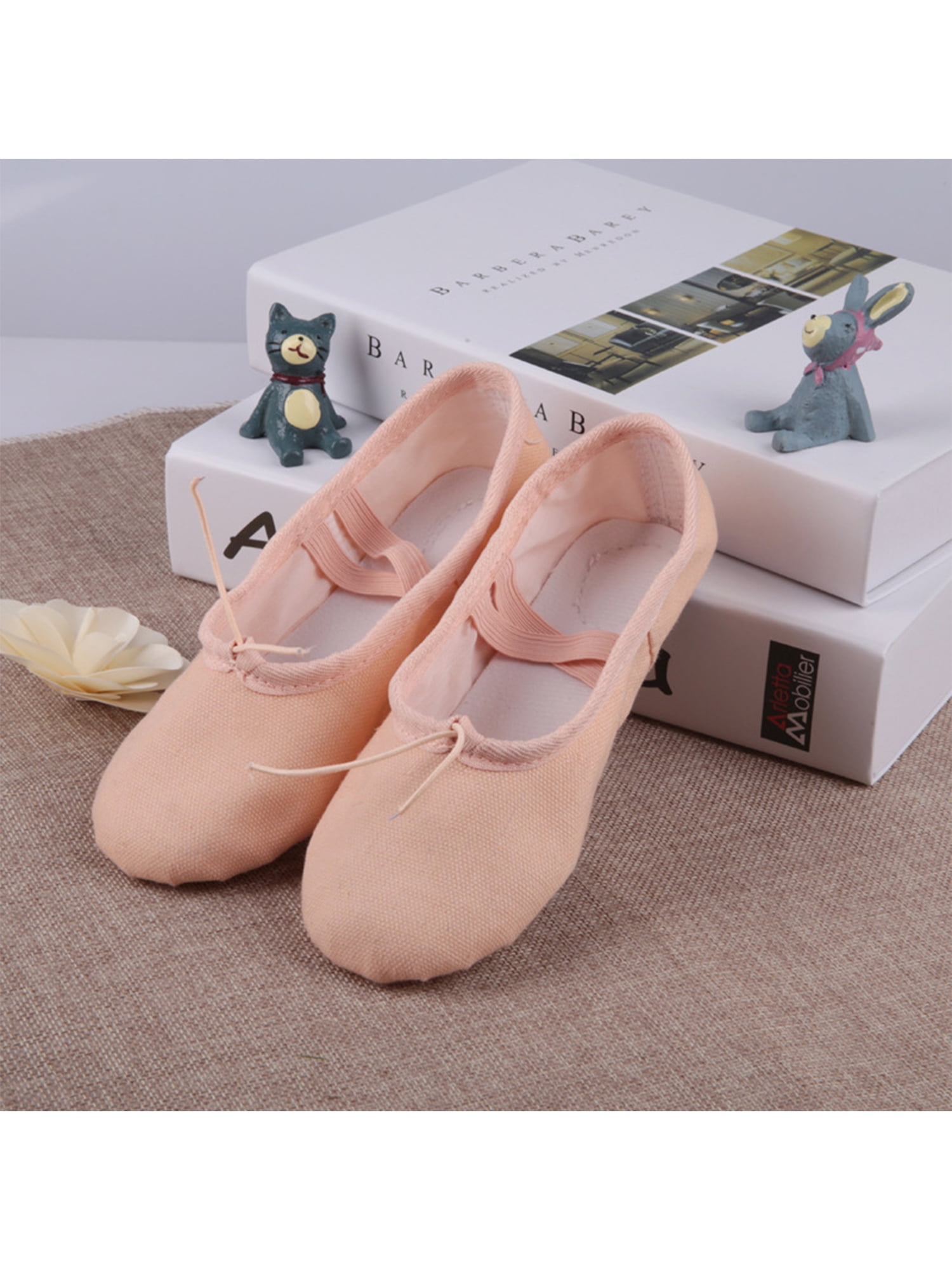 Frontwalk Unisex Dance Shoe Full Sole Slipper Split Ballet Slippers ...