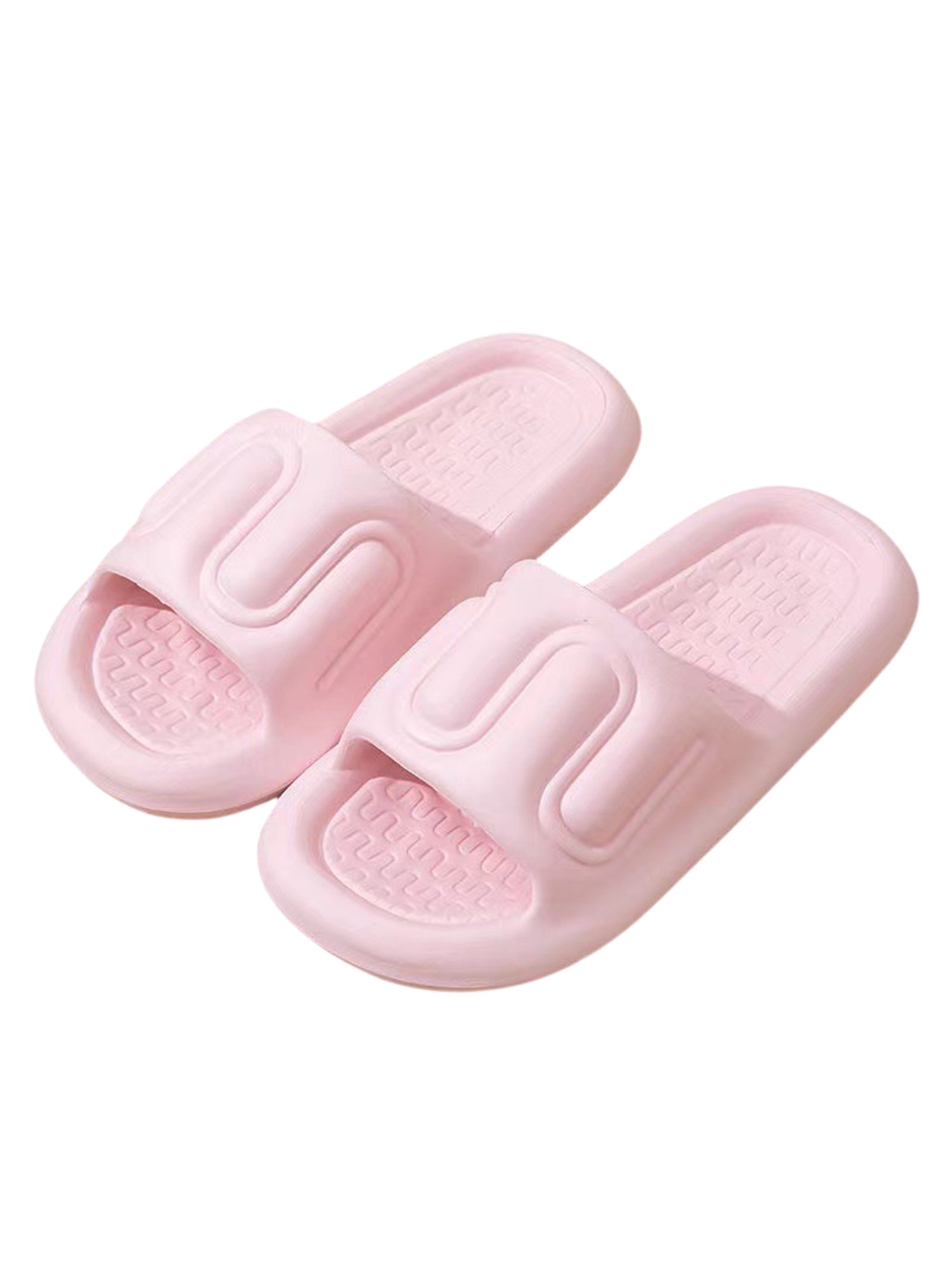 Frontwalk Unisex Shoes Open Toe House Slippers Flat Slides Indoor ...