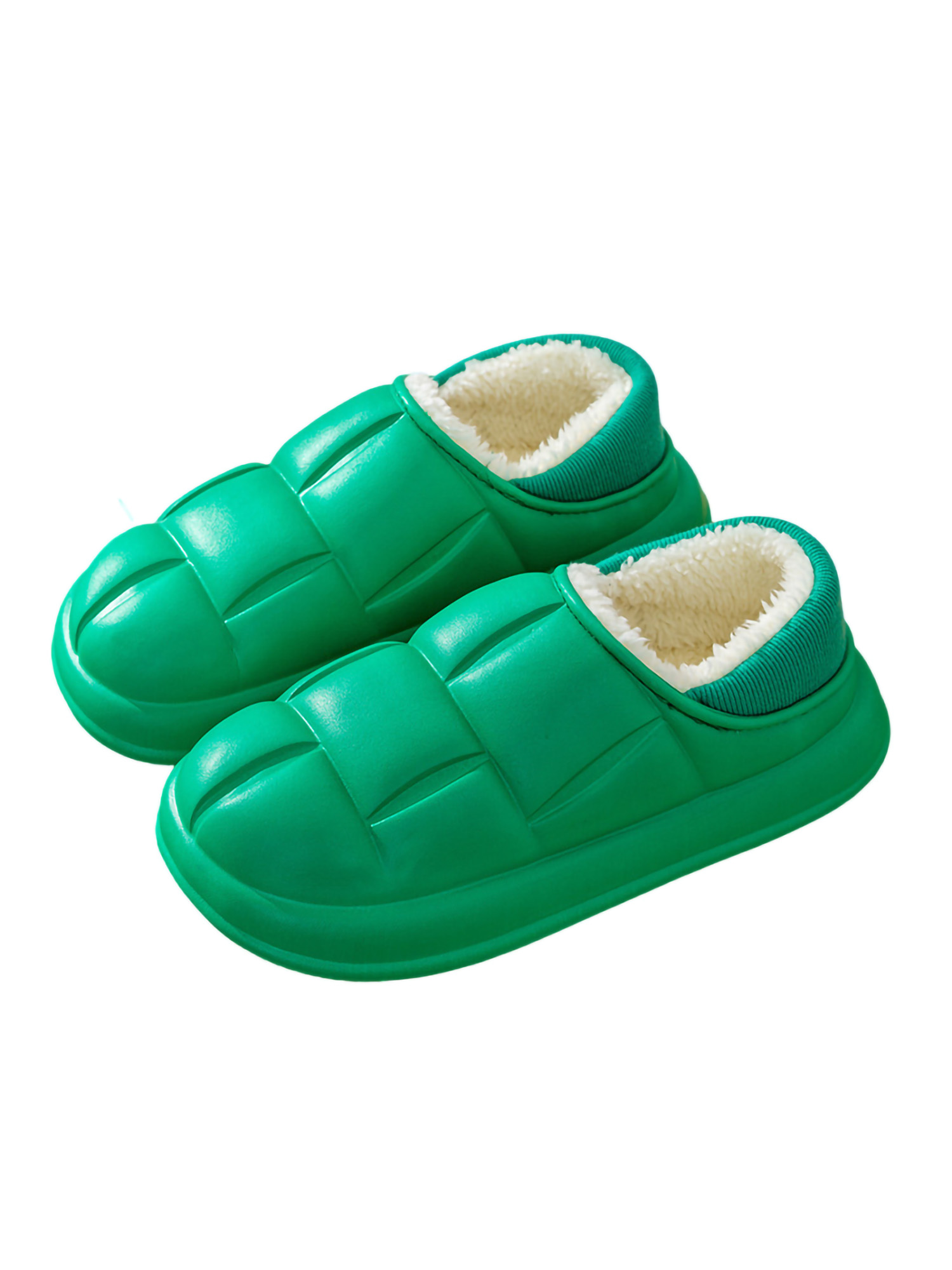 Frontwalk Unisex Shoes With Lined Slippers Memory Foam House Slipper ...