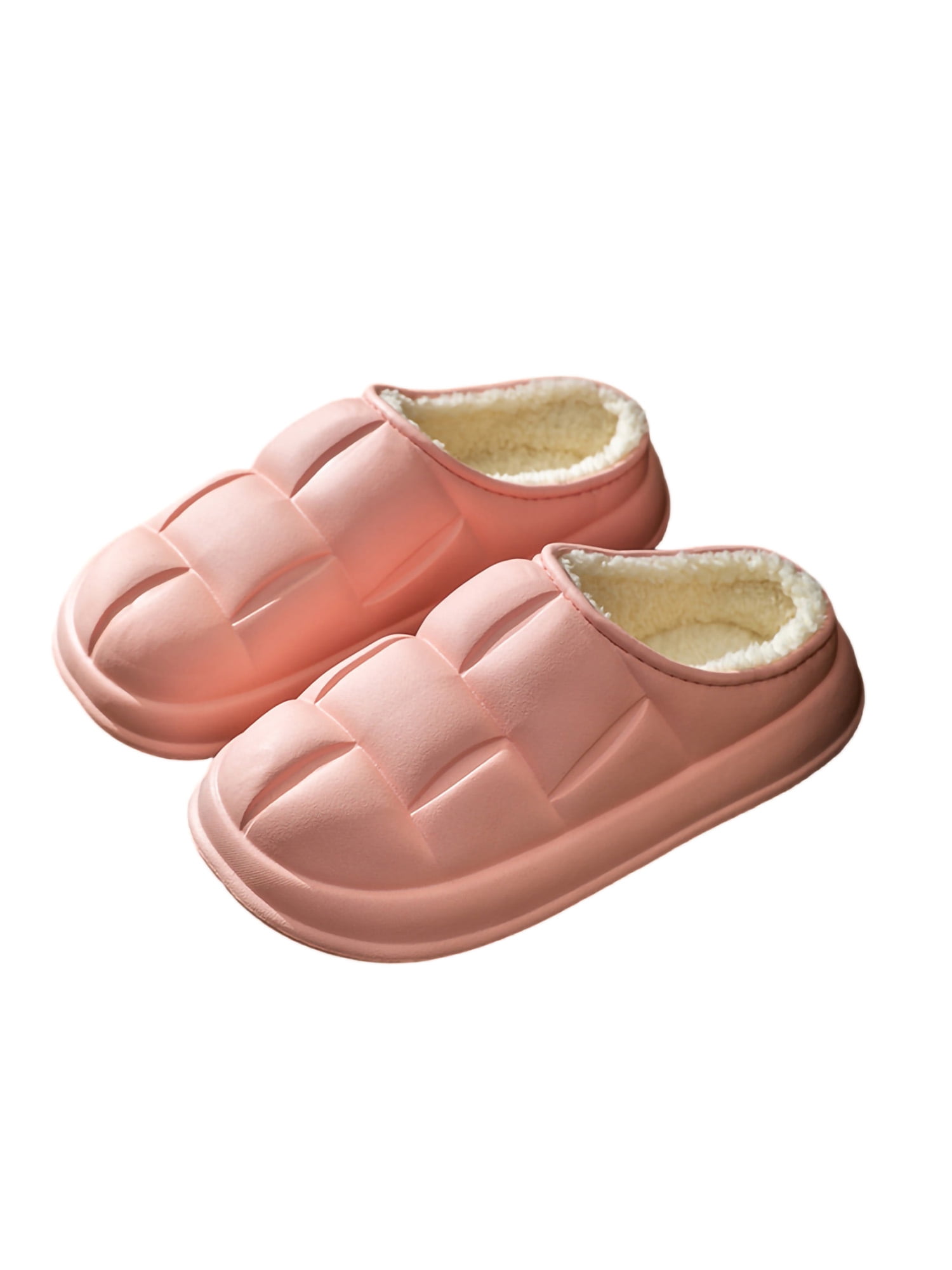Frontwalk Unisex Shoes With Lined Slippers Memory Foam House Slipper ...