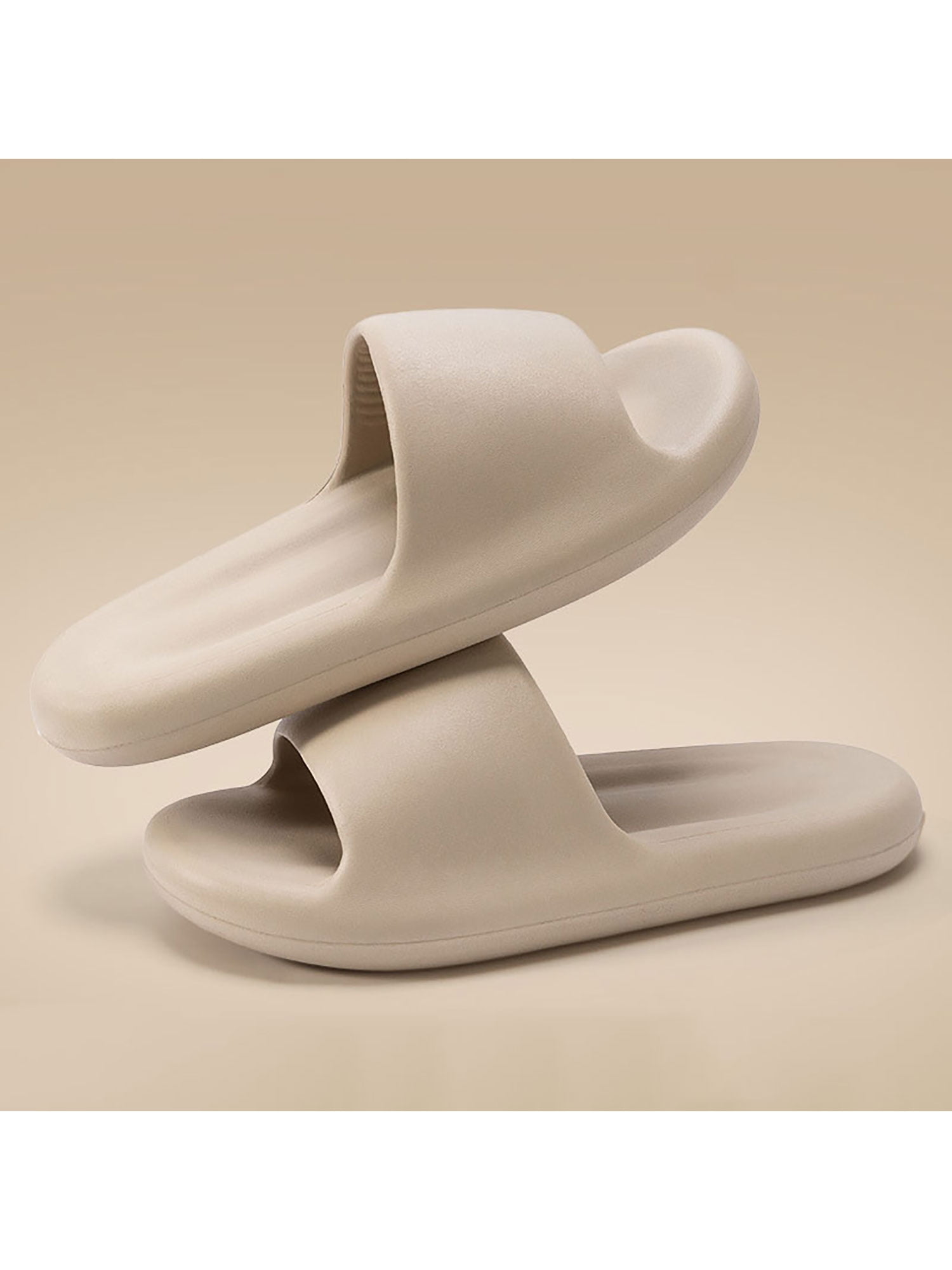 Frontwalk Unisex Slides Open Toe House Slippers Slip On Shoes Bedroom ...