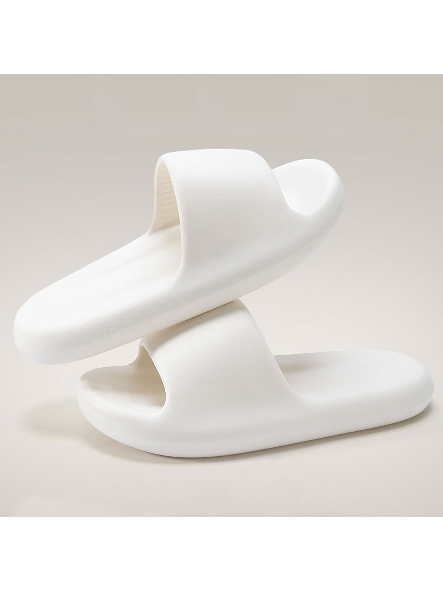 Frontwalk Unisex Slides Open Toe House Slippers Slip On Shoes Bedroom ...