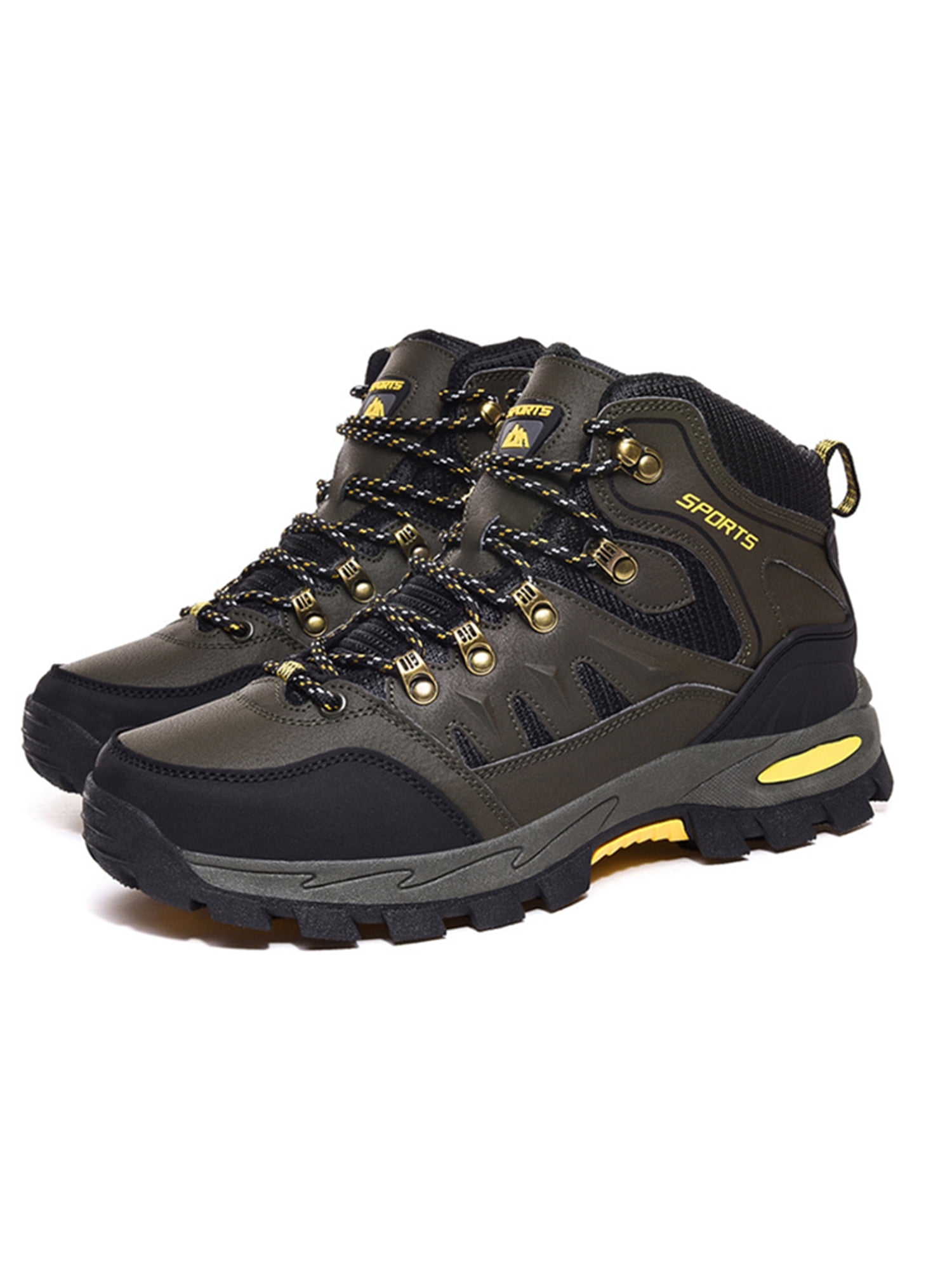 Frontwalk Unisex Walking Shoes Slip On Hiking Boots Comfort Trainers ...