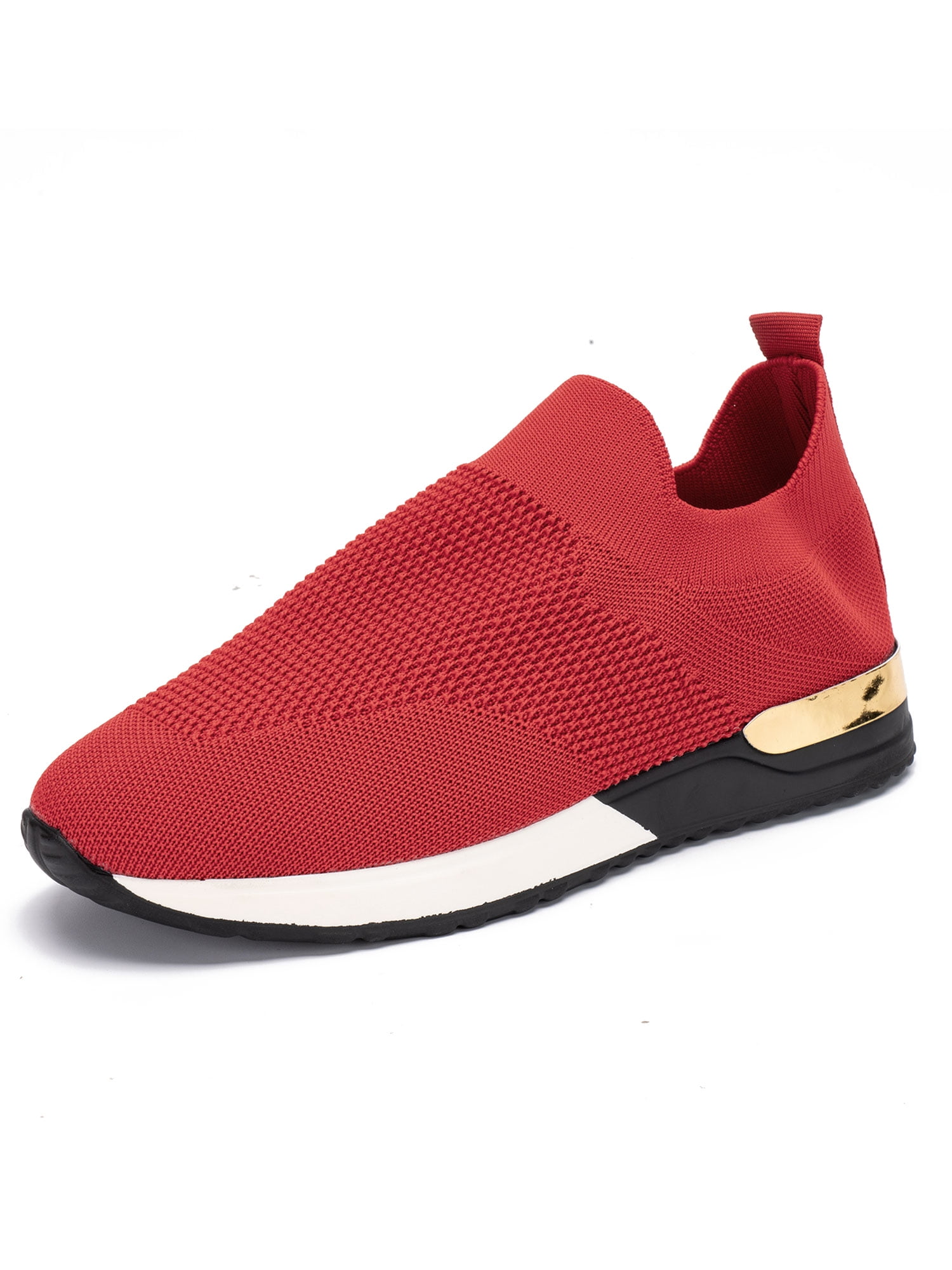 Frontwalk WOMENS SLIP ON SOCK WEDGE SNEAKERS JOGGING PUMPS SHOES ...