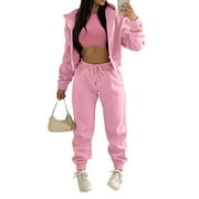 Womens Pink Tracksuit
