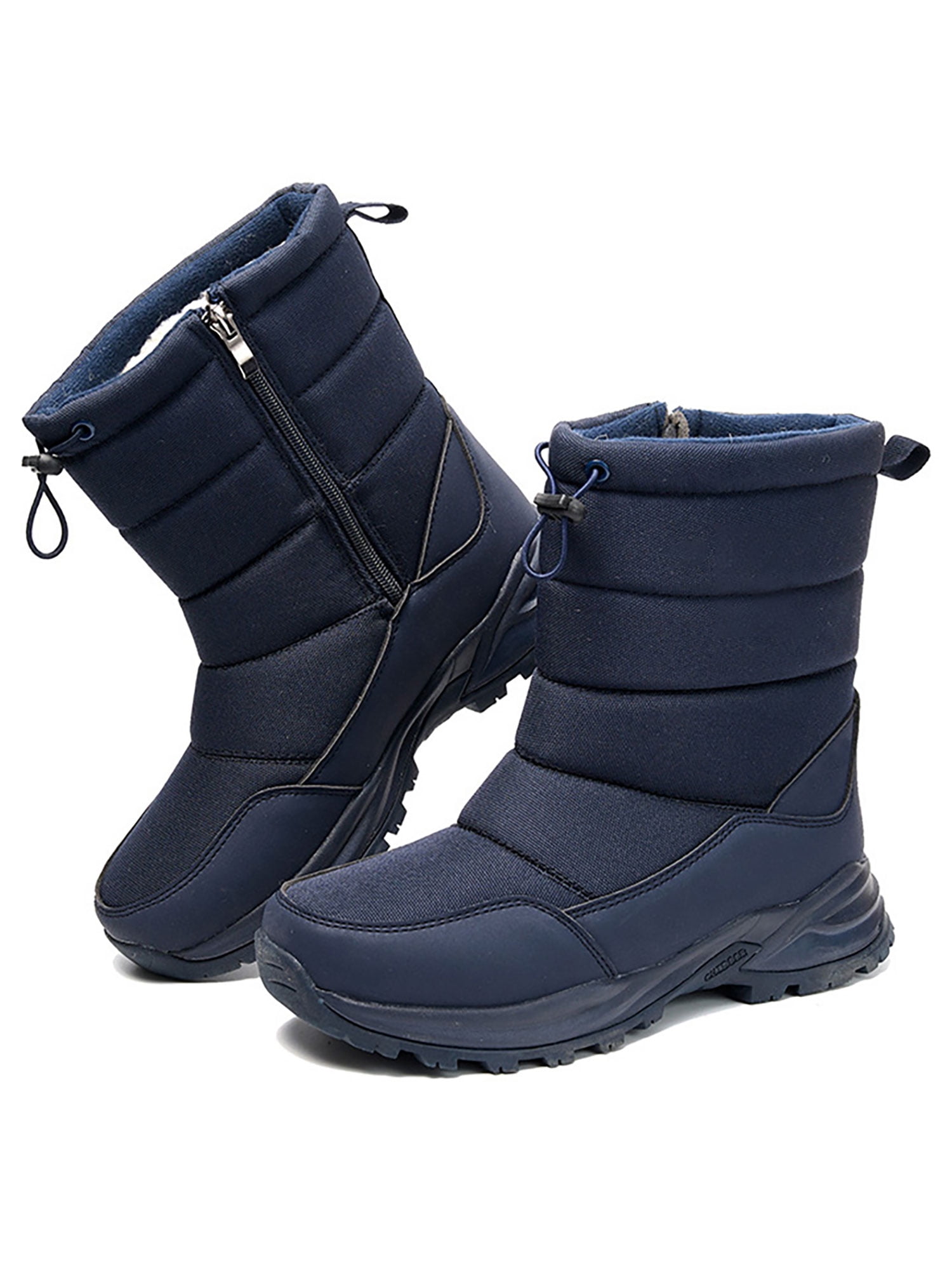 Frontwalk Women Men Snow Boots Plush Lined Warm Shoes Side Zip Winter ...