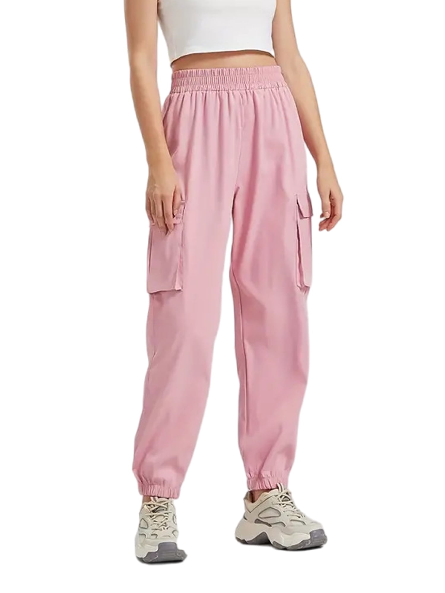 Frontwalk Women Palazzo Pant High Waist Pants Wide Leg Bottoms Ladies