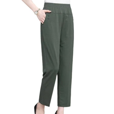 Chic Women's Comfort Collection Scooter Elastic Waist Pants - Walmart.com