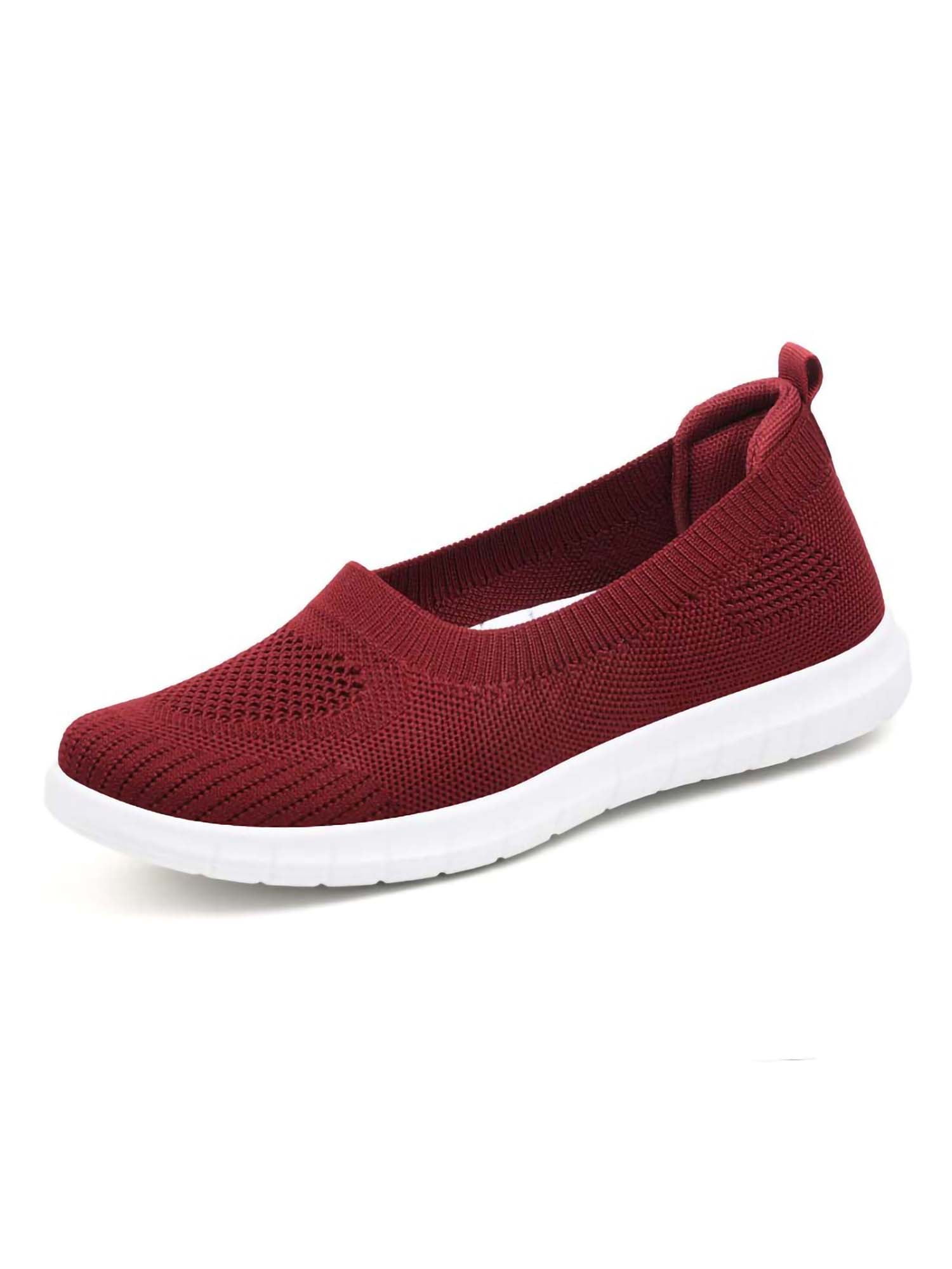 Frontwalk Women Shoes Casual Slip On Sneakers Walking Trainers Knit ...