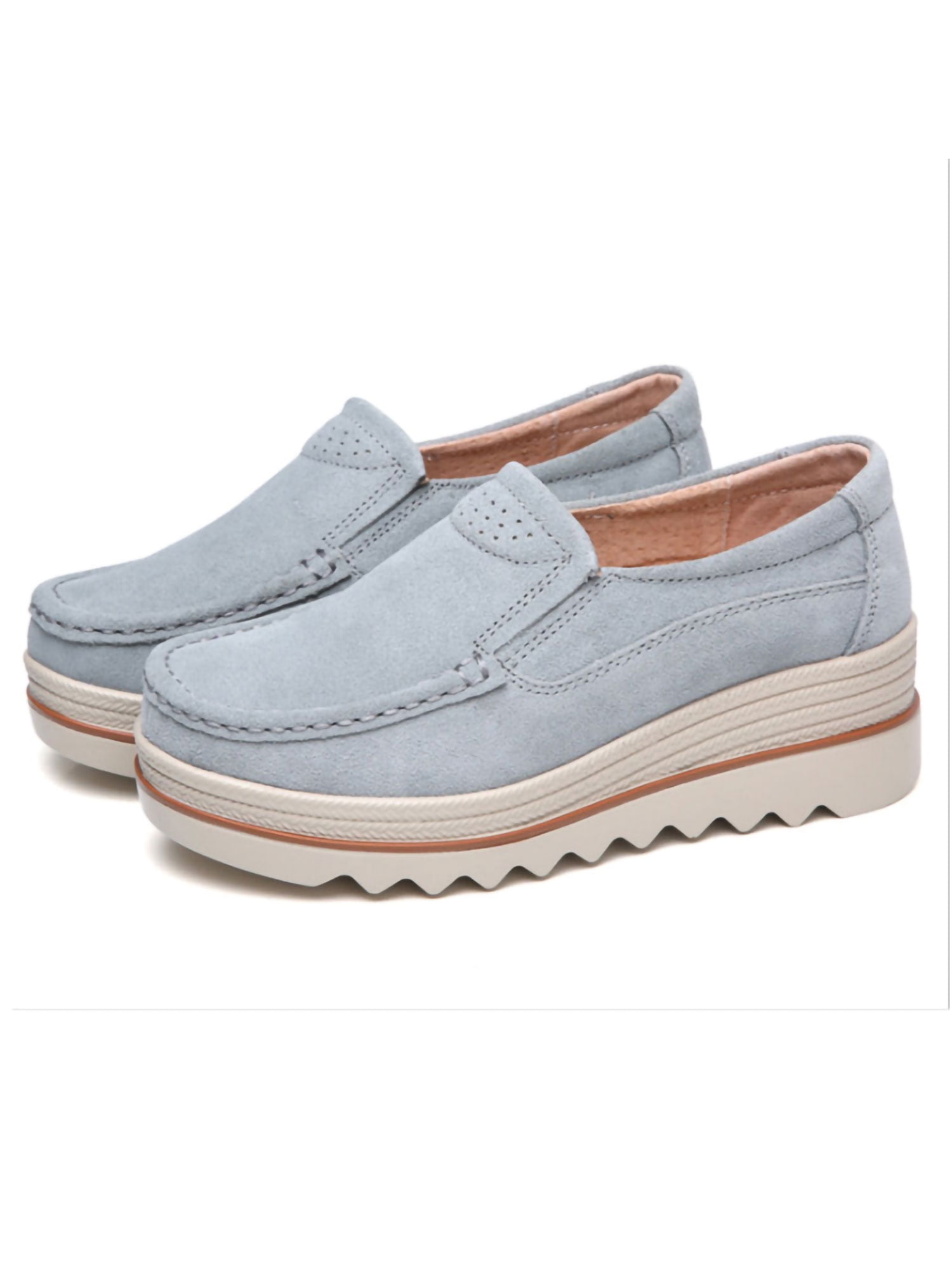 Frontwalk Women Wedge Loafer Comfort Loafers Slip On Dress Shoe Work ...