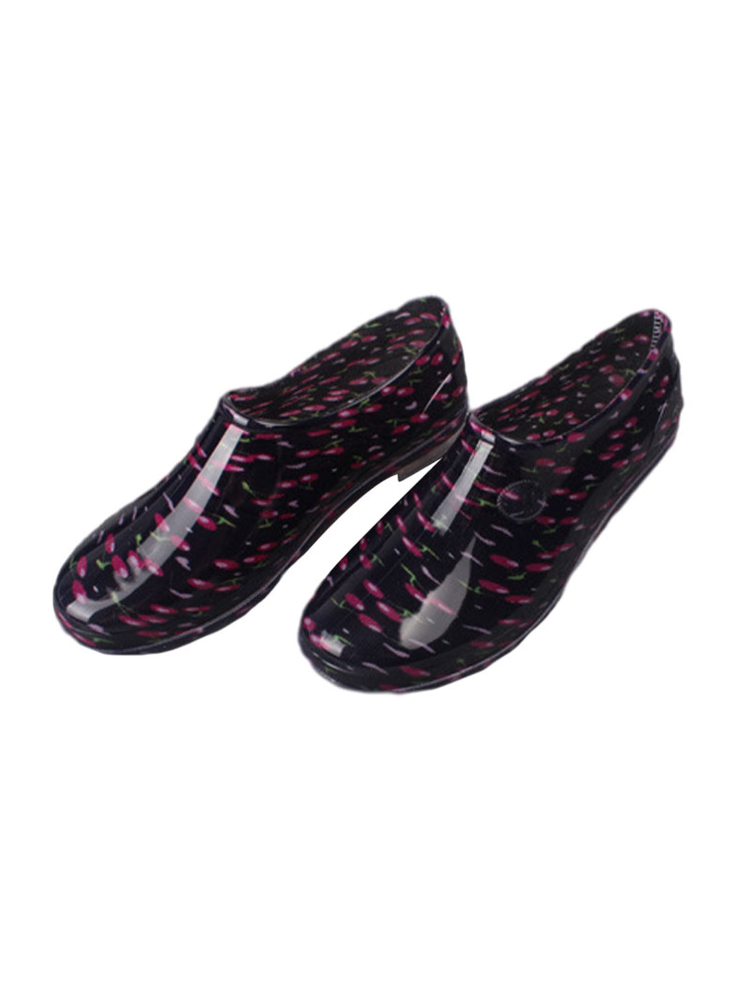 Frontwalk Womens Garden Shoes Slip-ons Work Shoe Waterproof Rain Boots ...