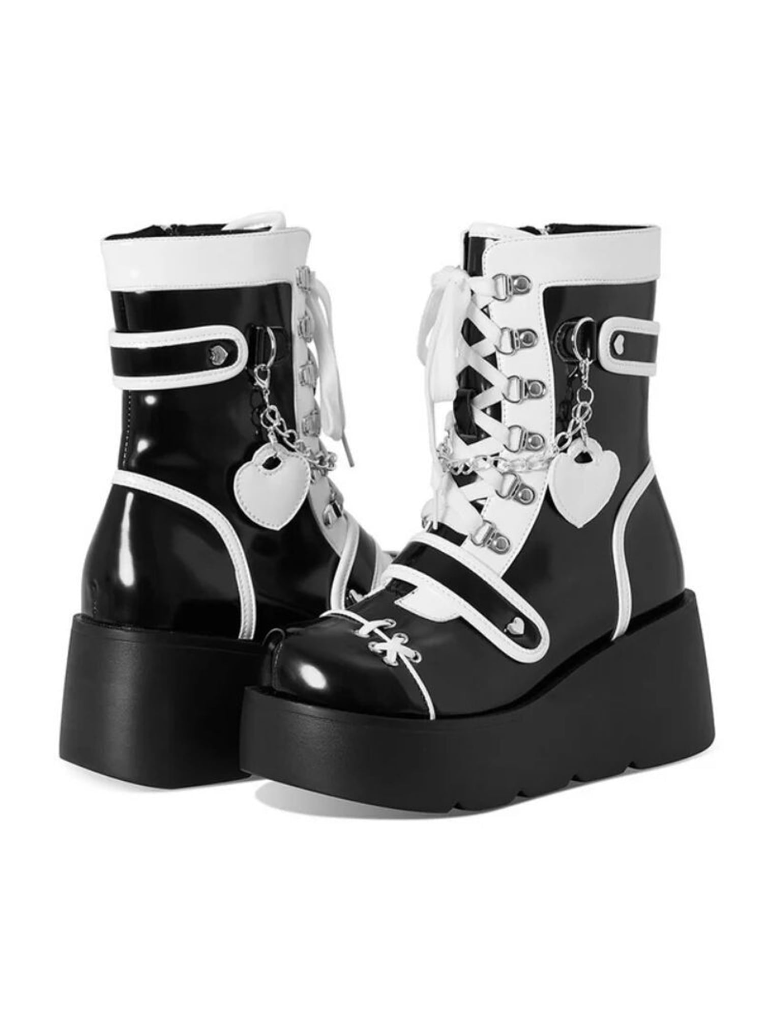 Customer reviews for Frontwalk Womens Knee High Boot Side Zip Punk Goth ...