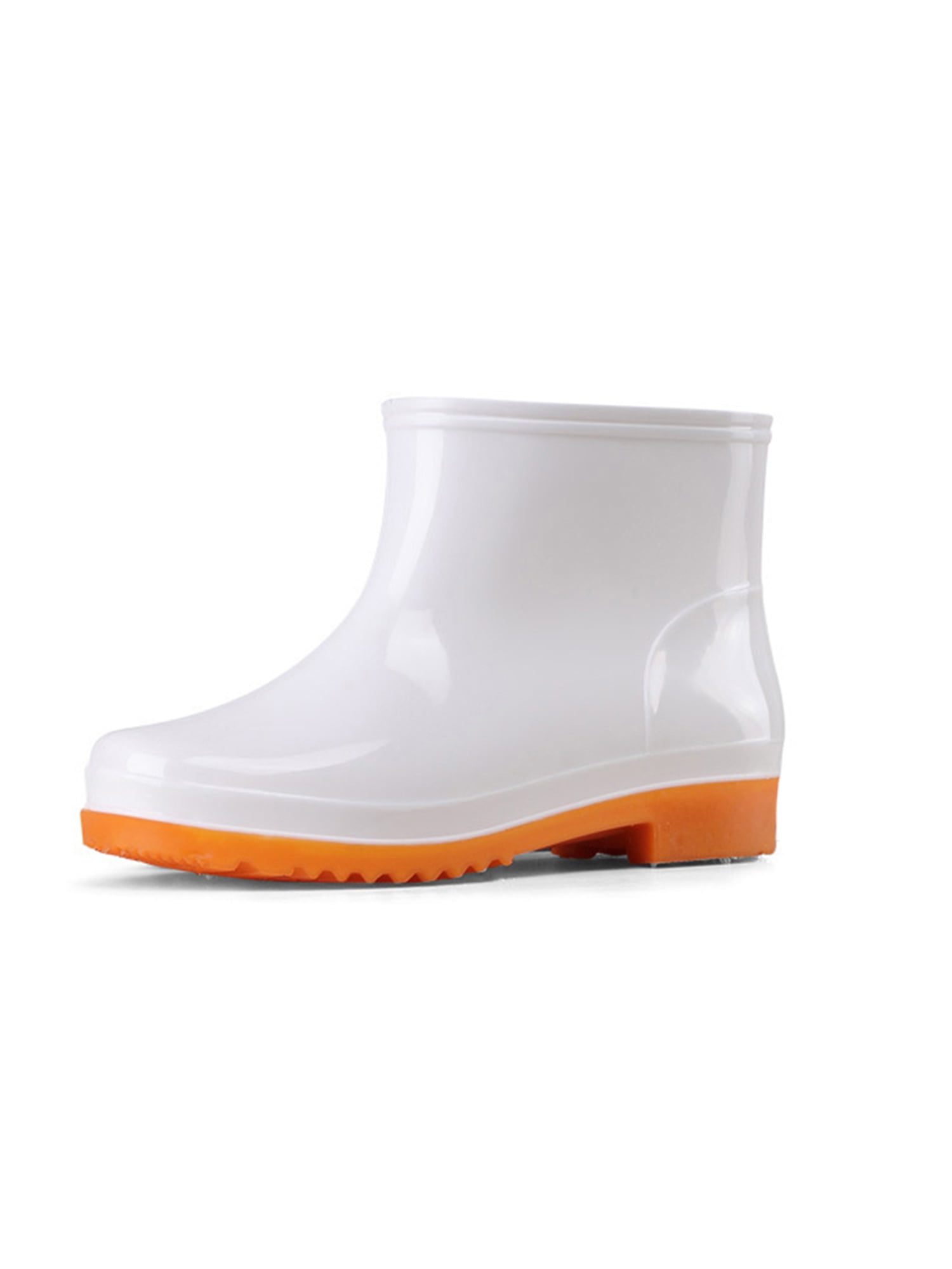 Frontwalk Women's Shoes Lightweight Wide Calf Rain Boots, Flat & Round ...
