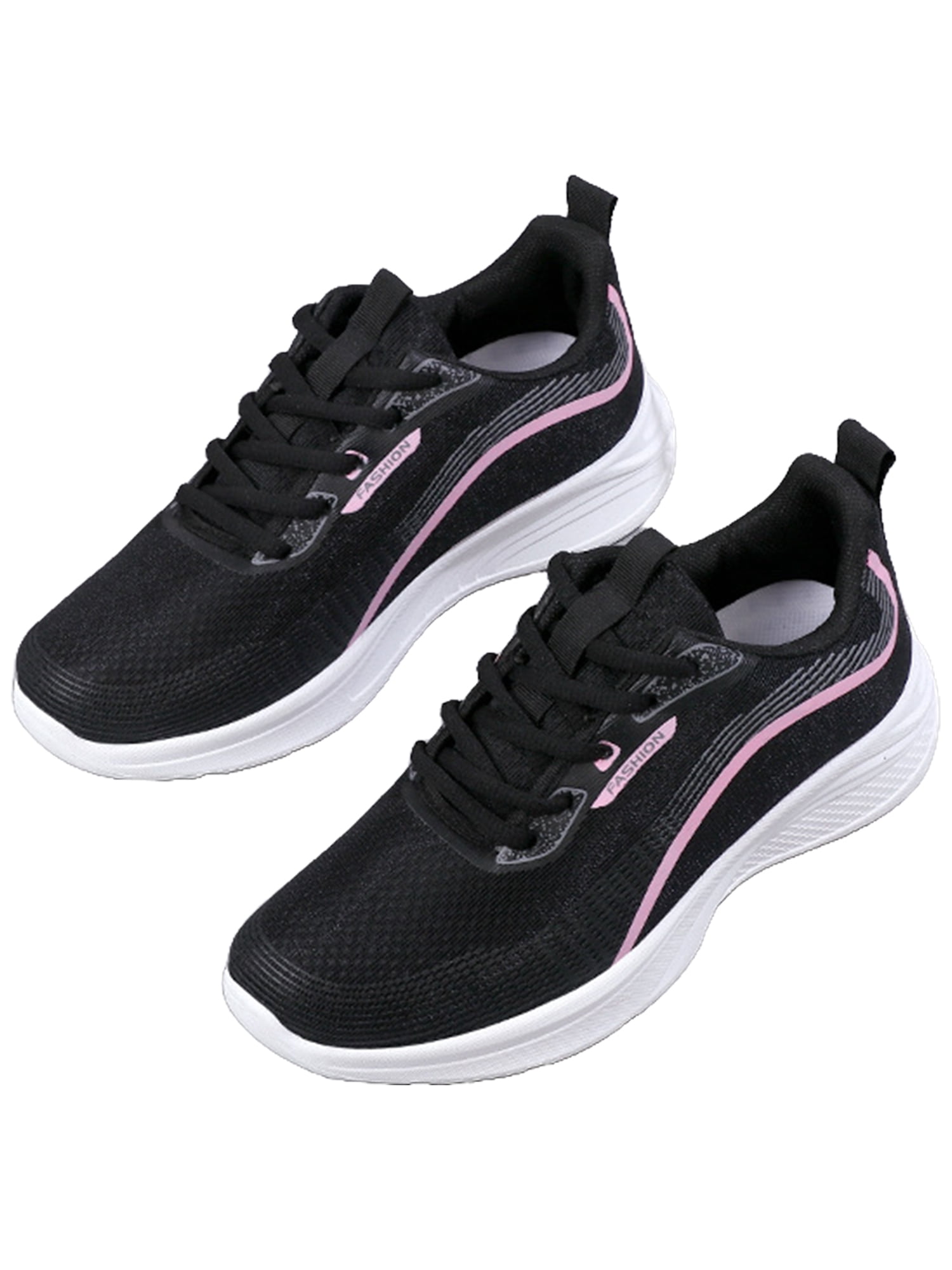 Frontwalk Womens Running Shoe Knit Upper Athletic Shoes Fitness Workout ...