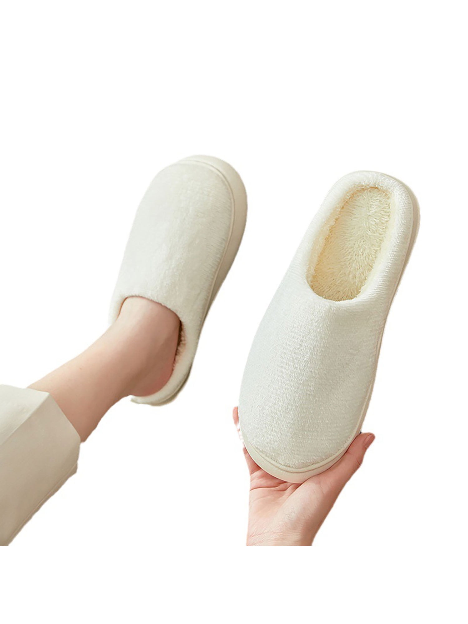 Frontwalk Womens Warm Shoe Indoor Plush Slippers House Home Shoes ...