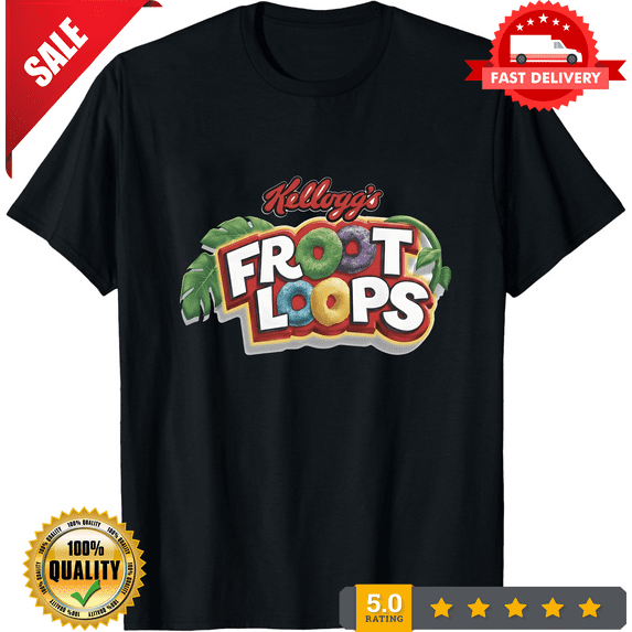 Froot Loops Logo Unisex T-Shirt, LIMITED EDITION-TH74034 - Walmart.com