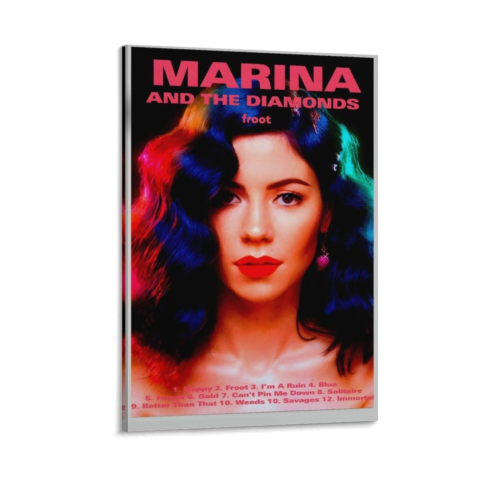 Froot Marina And The Diamonds Canvas Poster Bedroom Decoration ...
