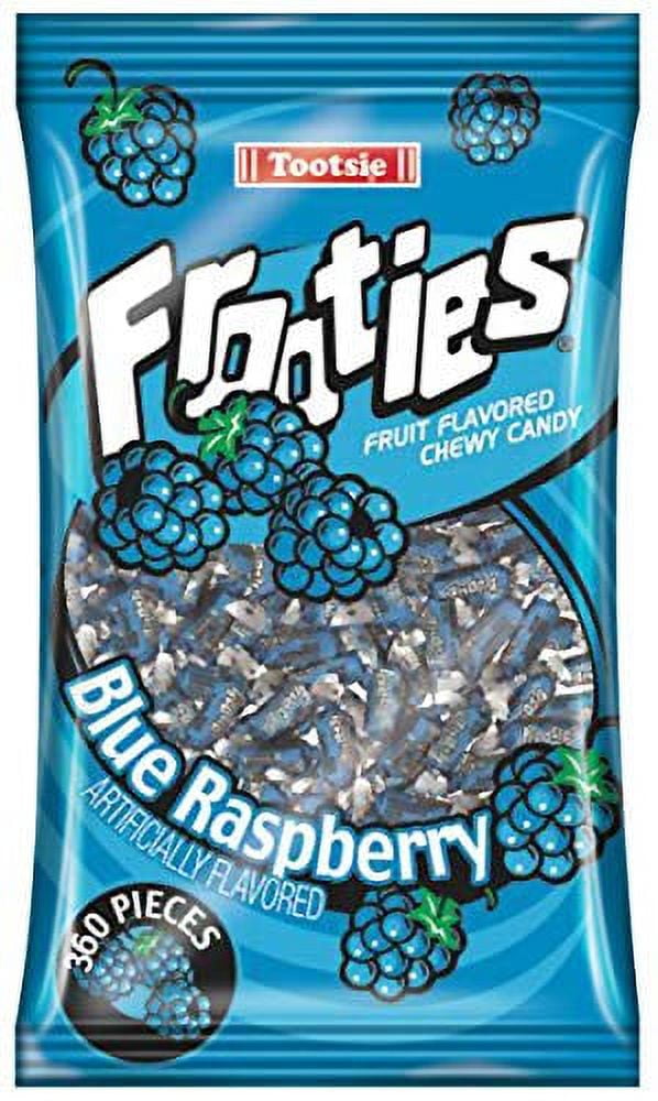 Frootie Blue Raspberry Frooties - Tootsie Roll Chewy Candy - 360 ...