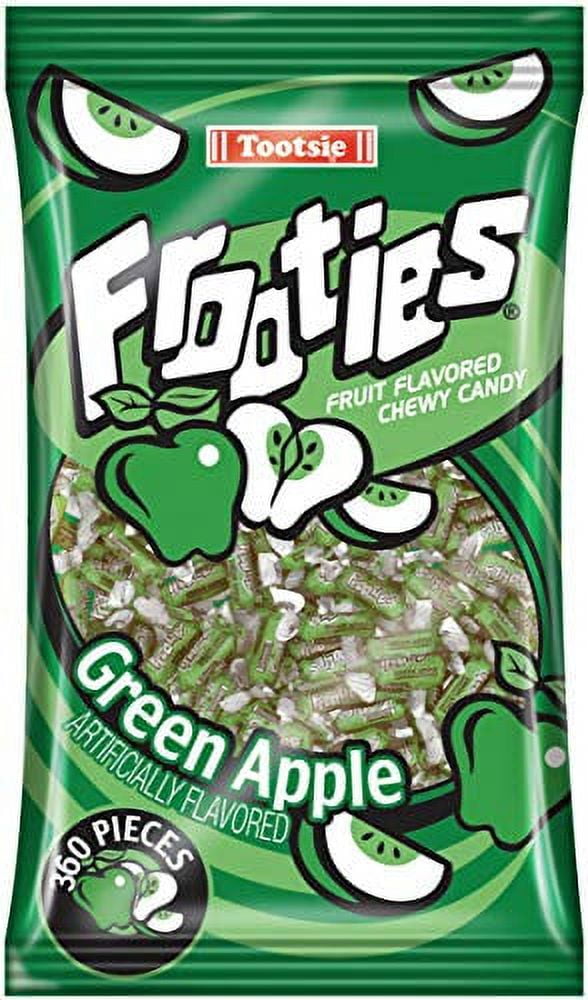 Frootie Tootsie Roll Chewy Candy, Green Apple, 38.8 Ounce, 360 Count ...