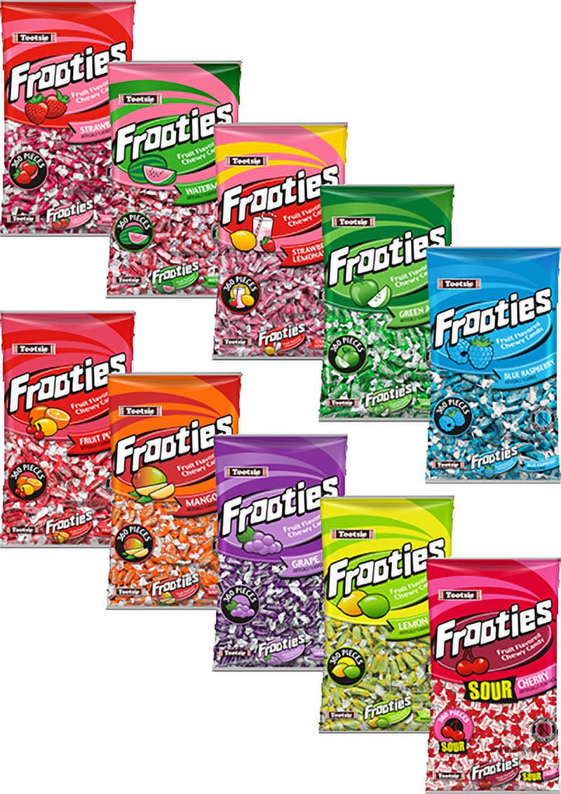 Frooties Candy - PICK YOUR OWN FLAVORS MIX - One Pound (Two 8oz Bags ...