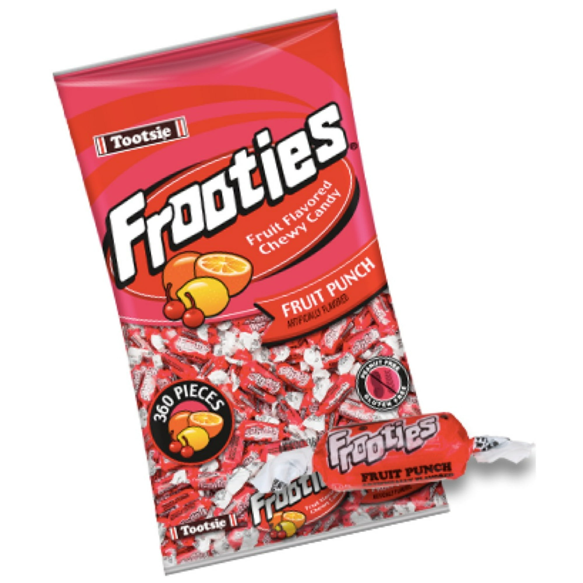 Frooties Fruit Punch Flavored Candy, Tootsie Roll, Individually Wrapped ...