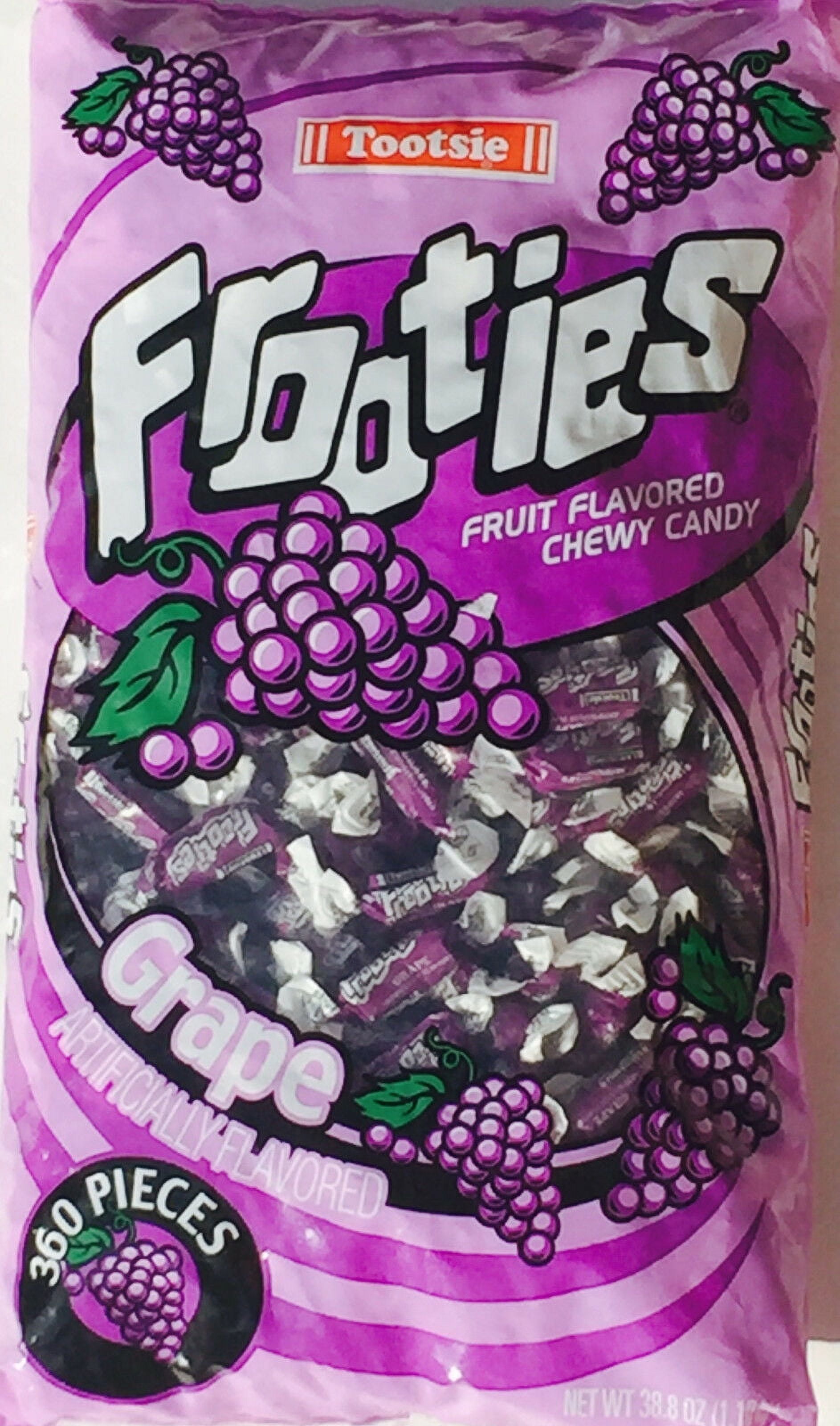 Frooties Grape Fruit Flavored Chewy Candy 2.4 Pounds Bulk 360ct SHIPS ...