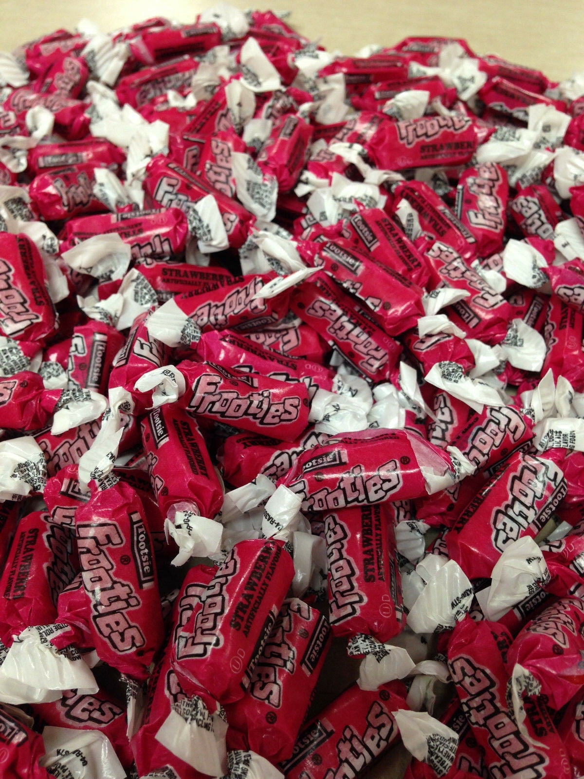 Frooties Strawberry Fruit Flavored Chewy Candy Four Pounds Bulk FREE ...