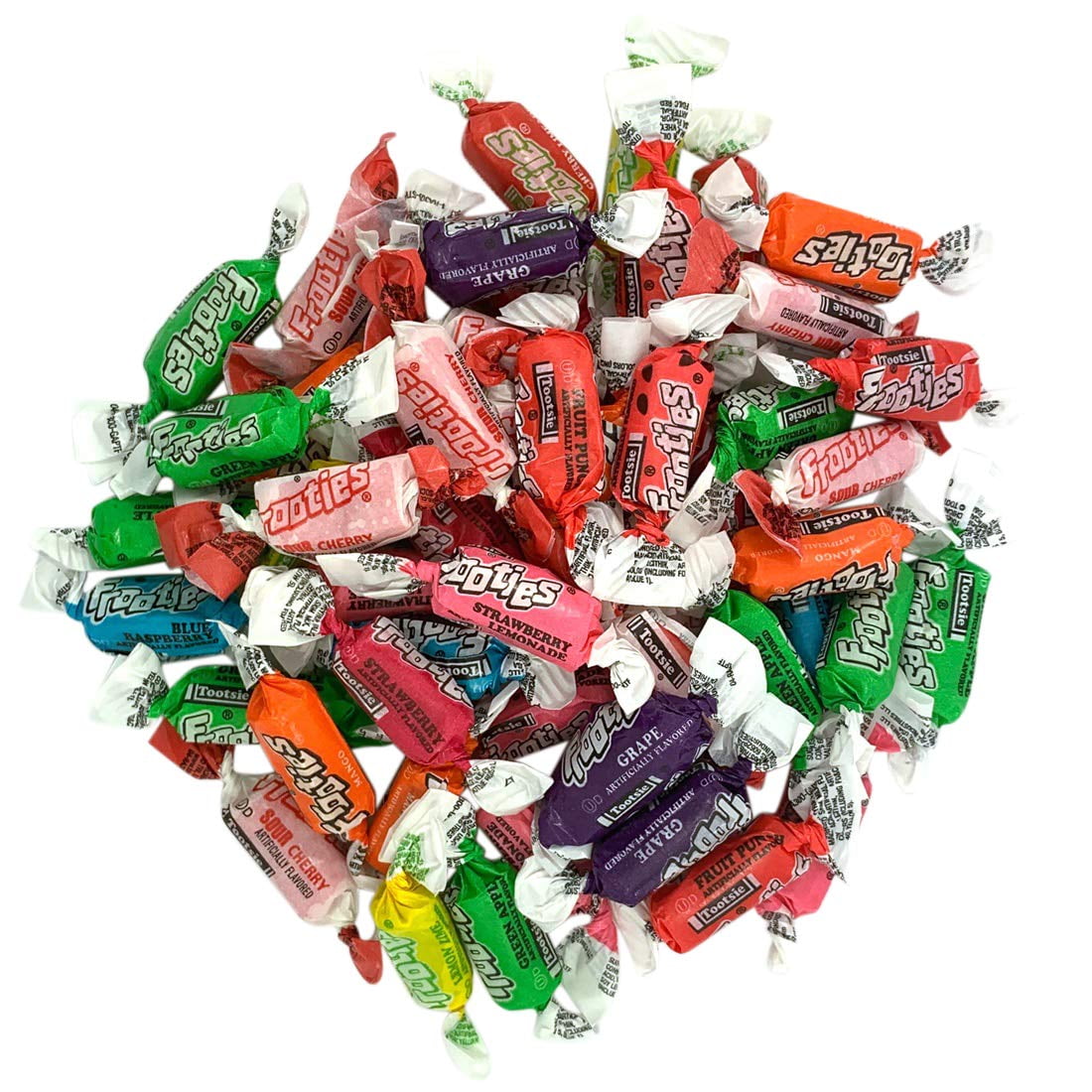 Frooties Tootsie Rolls, Chewy Individually Wrapped Candy, 2 Pack, 6 ...