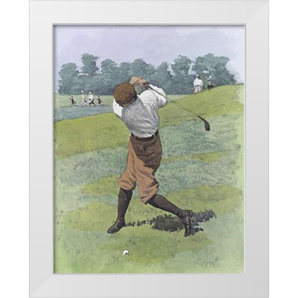 Frost, Arthur Burdett 12x14 White Modern Wood Framed Museum Art Print ...