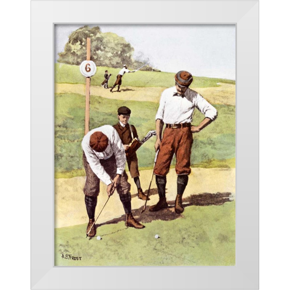 Frost, Arthur Burdett 15x18 White Modern Wood Framed Museum Art Print ...