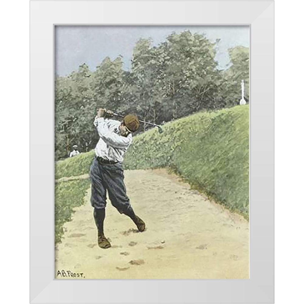 Frost, Arthur Burdett 19x24 White Modern Wood Framed Museum Art Print ...