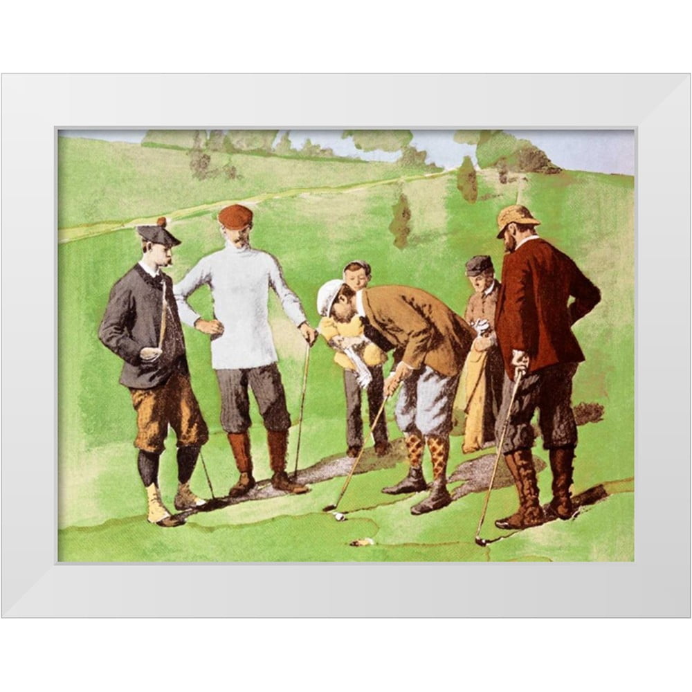 Frost, Arthur Burdett 24x19 White Modern Wood Framed Museum Art Print ...