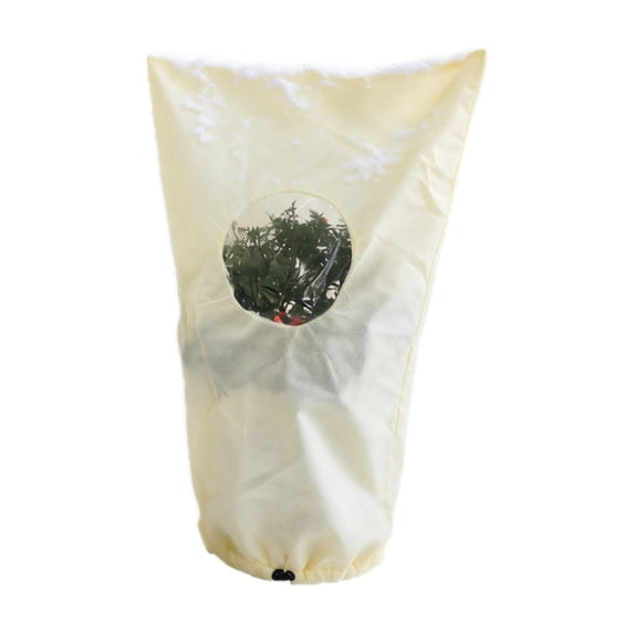 Frost Cloth Plant Freeze Protection Cover Drawstring Zipper for Outdoor ...