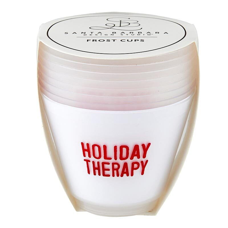 Frost Cup Set Face To Face 09 oz, BPA Free Plastic Cups Holiday Therapy ...