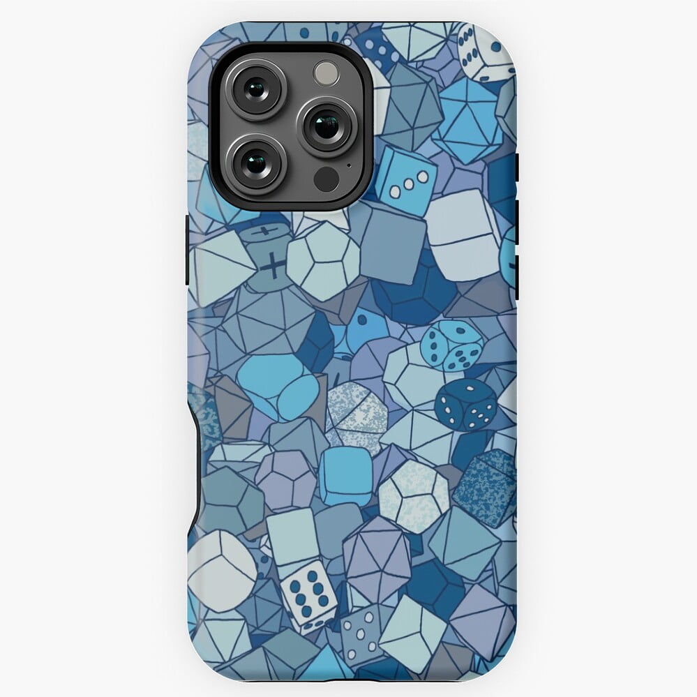 Frost Dice Winter RPG Gamer DnD Phone Case for iPhone 16 15 14 13 12 11 ...