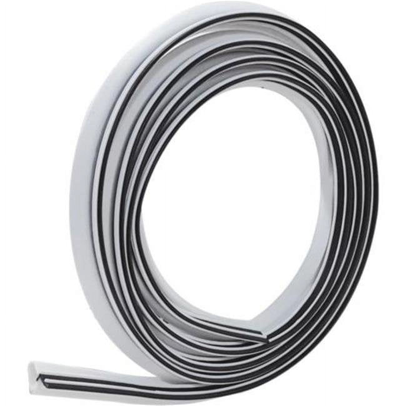 Frost King ES184W Weatherstrip, 3/4 in W, 1/2 in Thick, 7 ft L, PVC ...