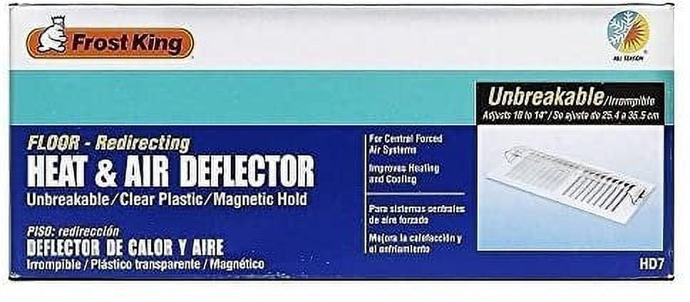 Frost King HD7 Unbreakable Heat & Air Deflector Adjustable 10 to 14 by ...