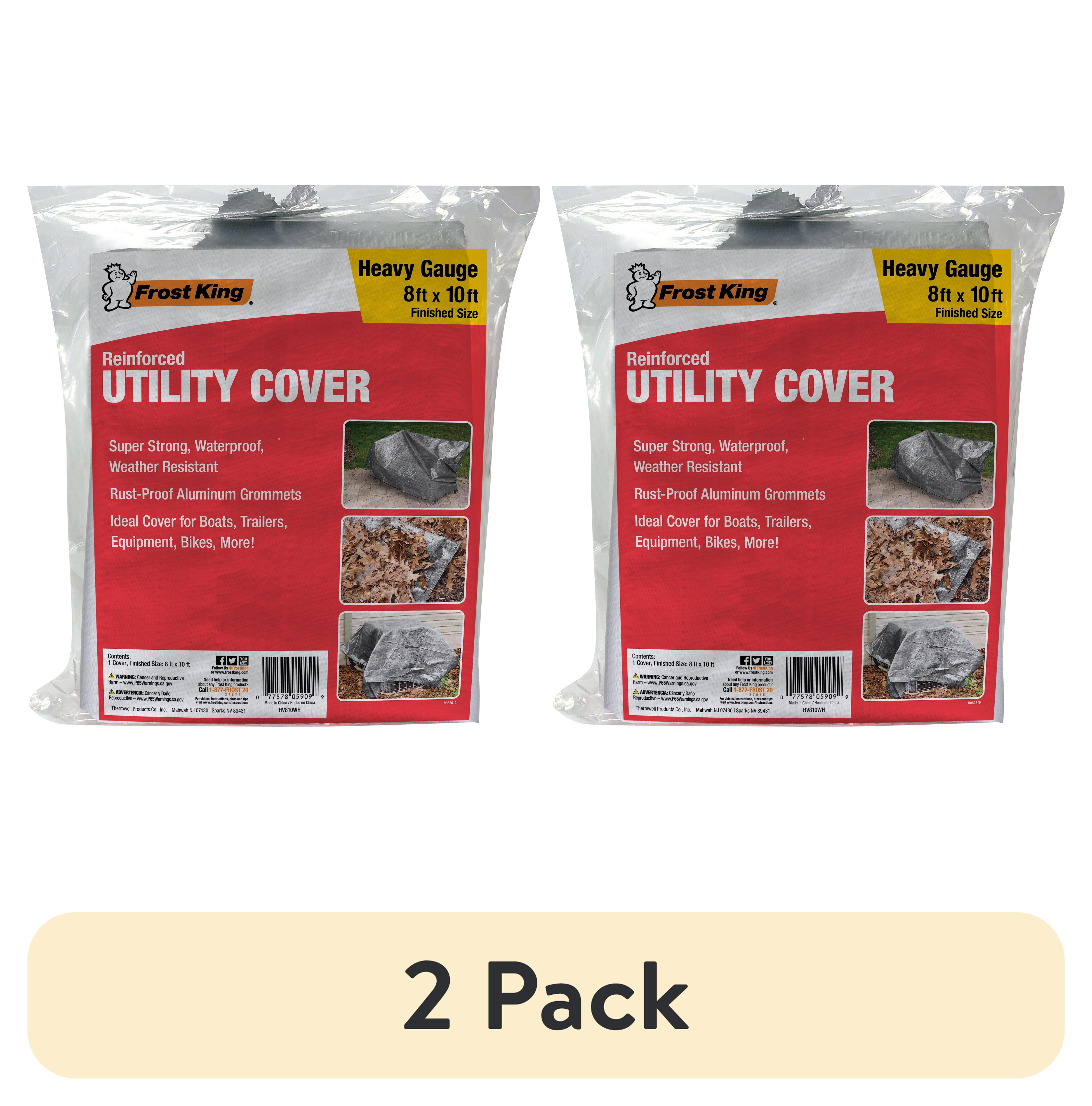 (2 pack) Frost King® HV810WH Reinforced Heavy Duty Polyethylene Utility ...