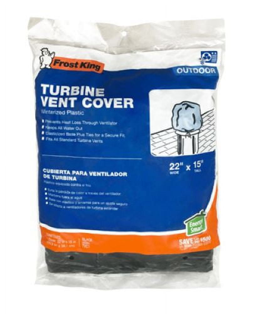 Frost King TVC1 22" Wide x 15" Tall Standard Turbine Vent Cover ...