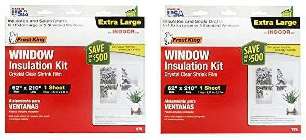 Frost King V75H Shrink Window Kit 62-Inch by 210-Inch - clear - Walmart.com