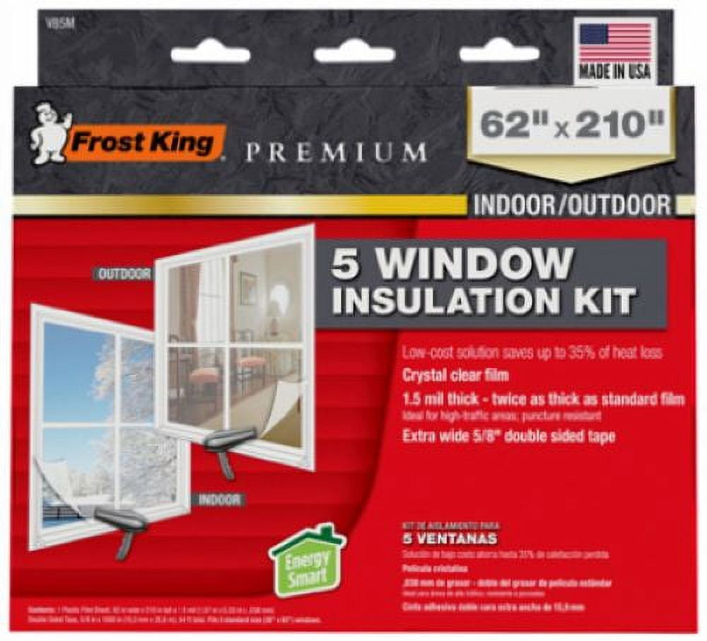 Frost King V85M 62" x 210" Indoor / Outdoor Heavy Duty Window ...