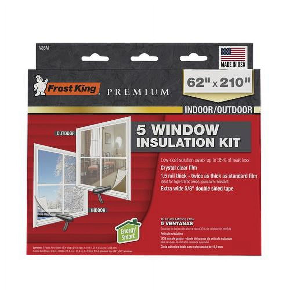 Frost King V85M Window Insulation Kit, 62 inch x 210 inch, Each ...