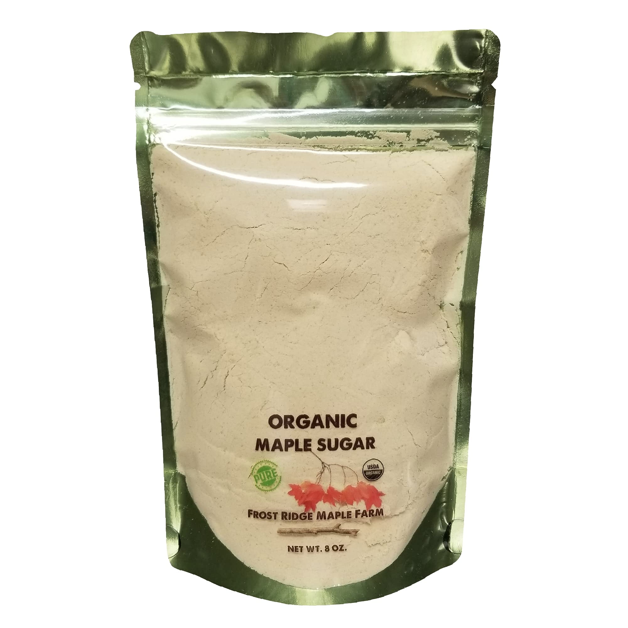 Frost Ridge Maple Farm OKA4 Powdered Granulated Organic Maple Sugar ...