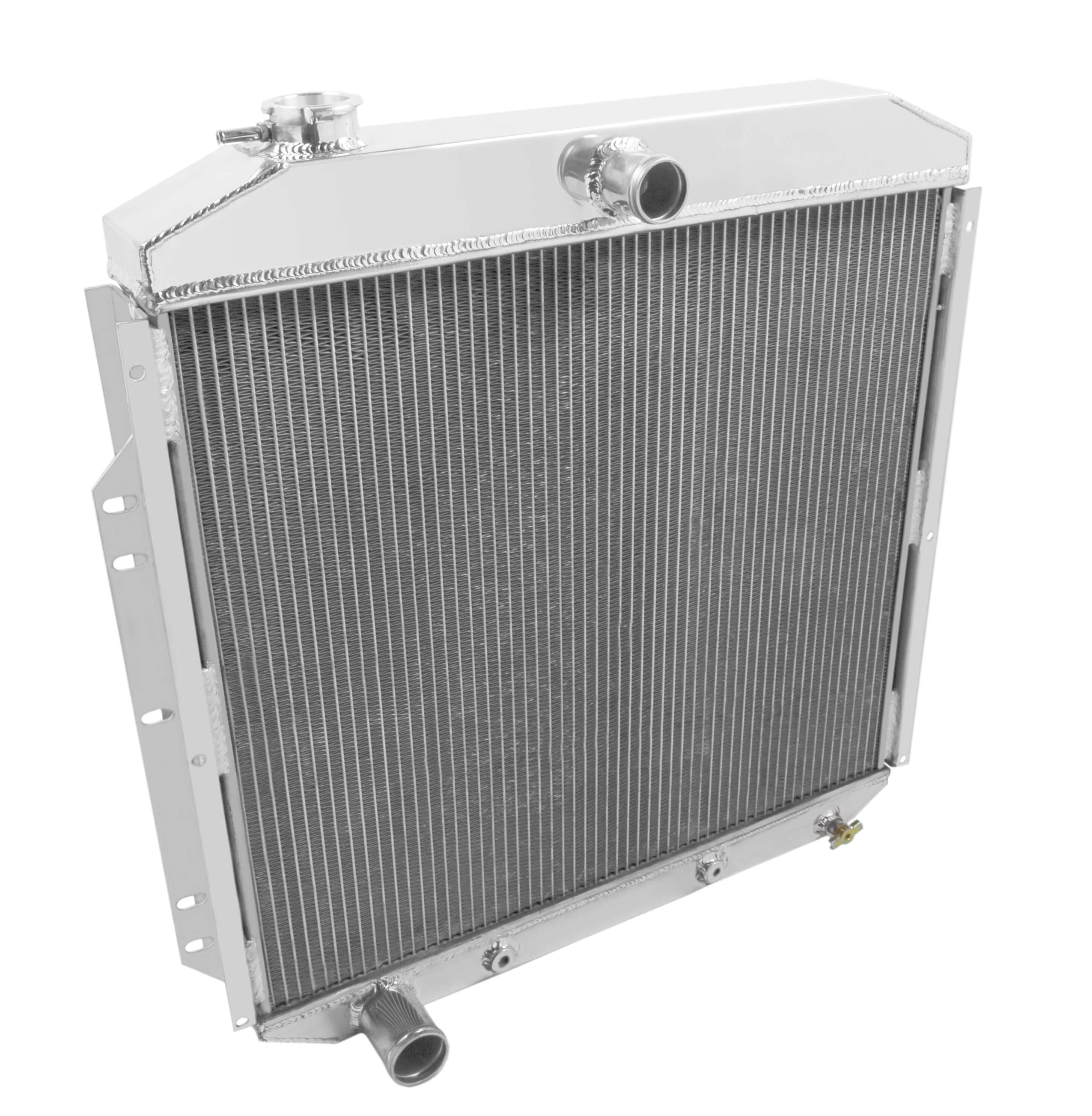 Frostbite Aluminum Radiator,2 Row,Fits 53-56 Ford F-50,F100,F-350,L6/V8 ...