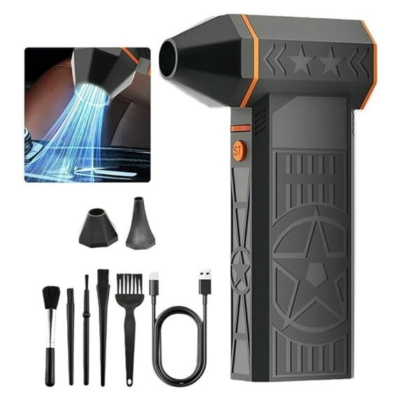 Frostblazer 5000W Snow Blower, Portable Air Blower Fan, Mini Cordless ...