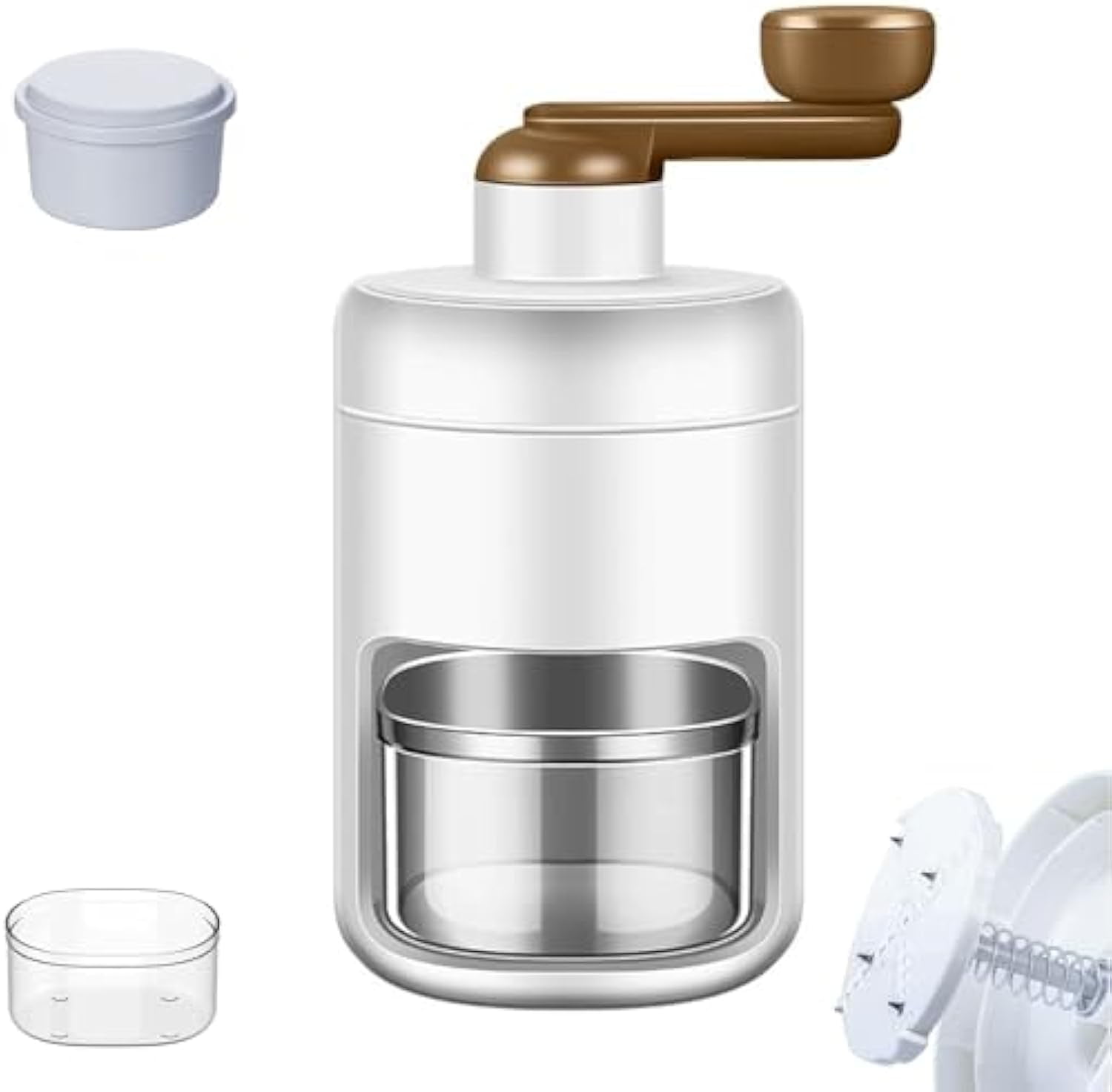 Frostcrush, Shaved Ice Machine, Portable Snow Cone Machine, Mini Hand ...