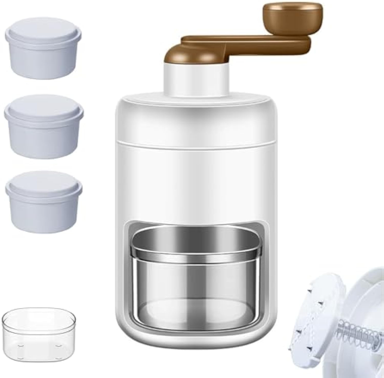 Frostcrush, Shaved Ice Machine, Portable Snow Cone Machine, Mini Hand ...