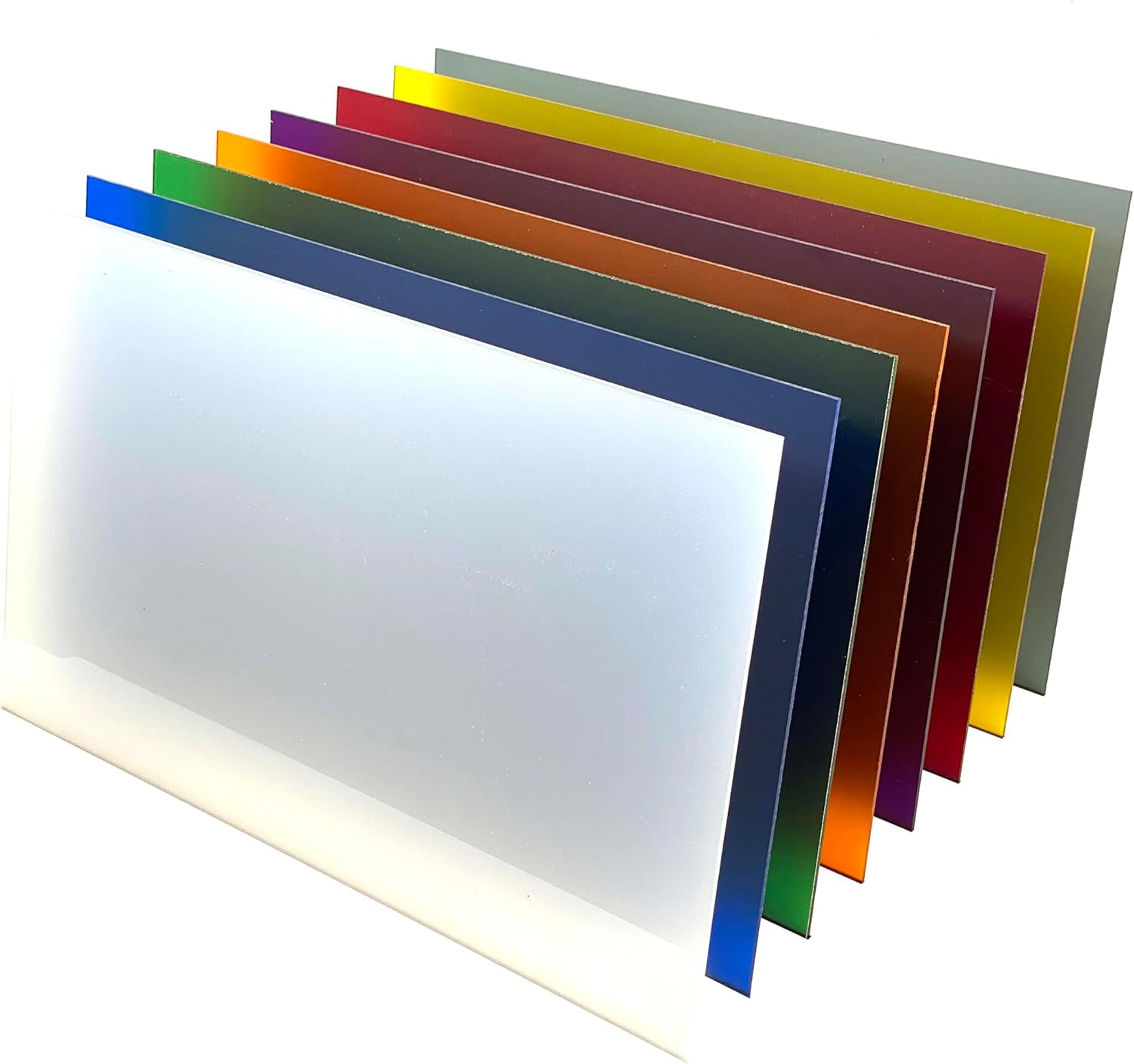 Frosted Acrylic Variety 8 Pack | 2.6mm (1/8th Inch), 12x19 inch, CO2 ...