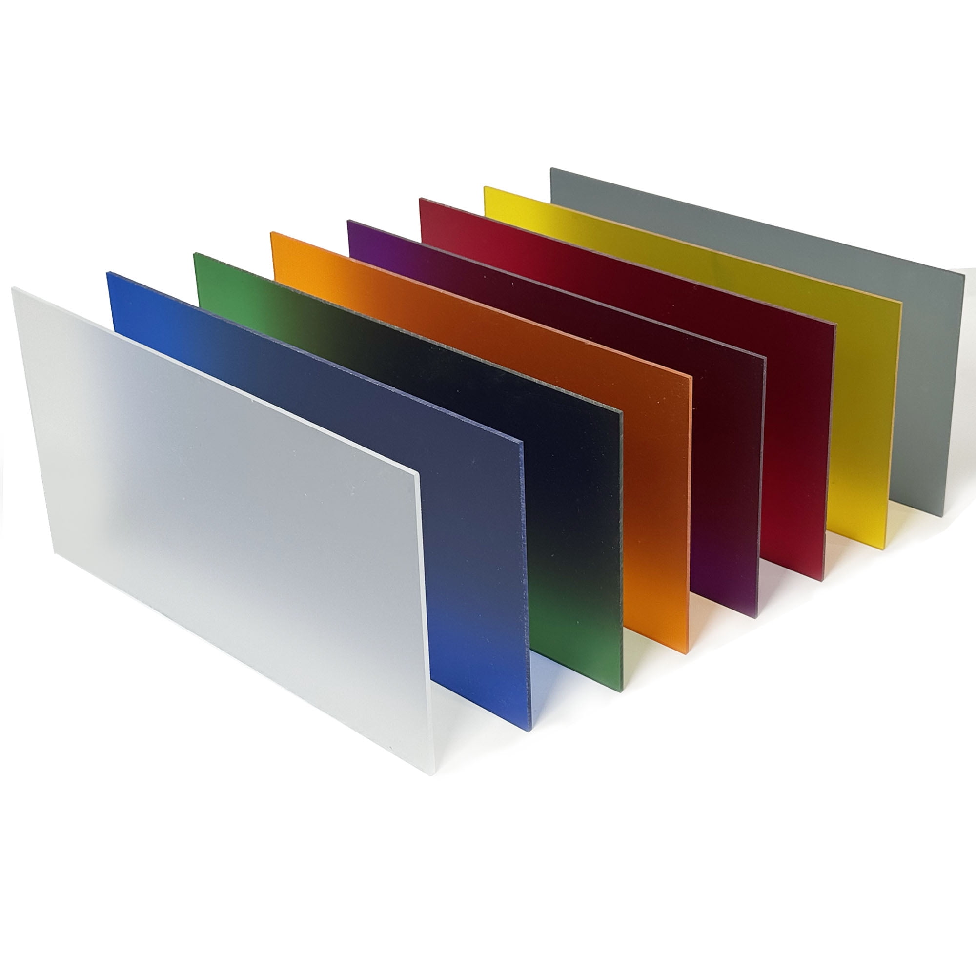 Frosted Acrylic Variety Pack | 2.6mm (1/8th Inch), 12x6 inch, CO2 Laser ...