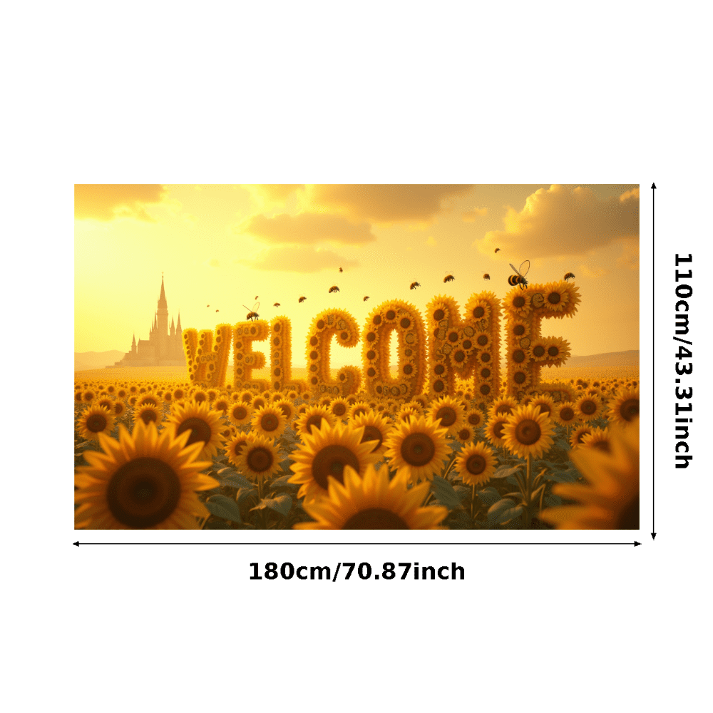 Frosted Castle Themed Welcome Banner Party Decorations Background ...